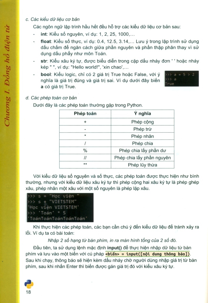 CODING 10 - LẬP TRÌNH VỚI PYTHON (Hành trang cho tương lai)